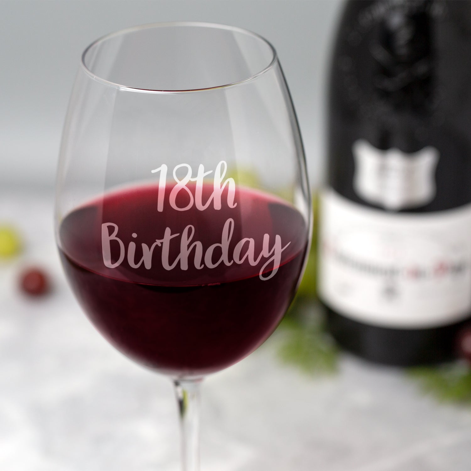 Engraved 18th Birthday Wine Glass – Spoken Gifts LTD